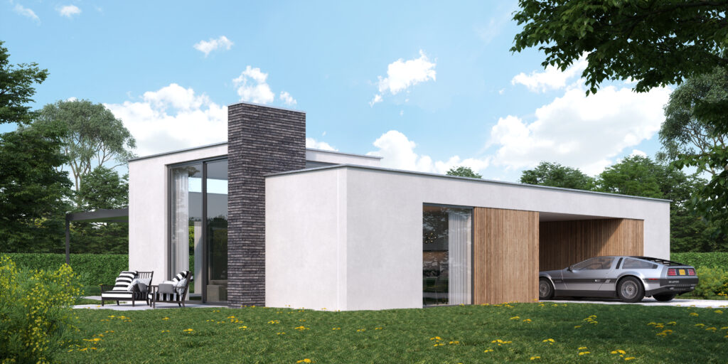 Moderne bungalow - Bikker Architectenbureau