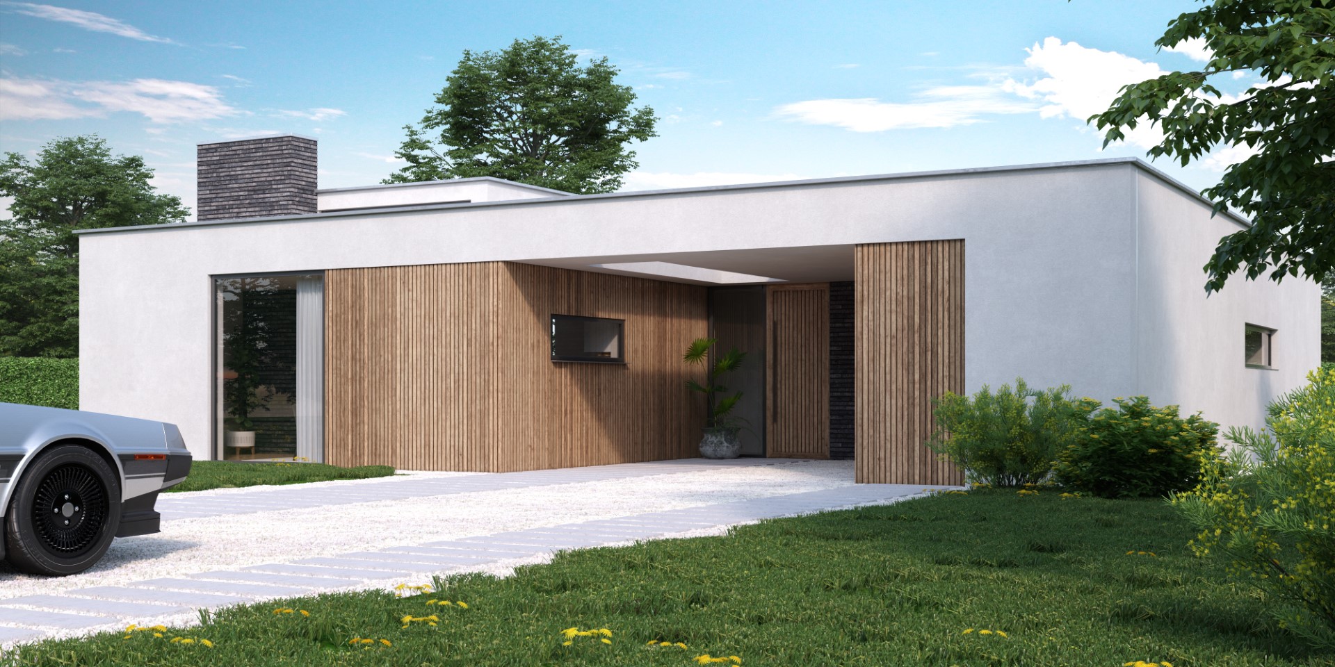 Moderne bungalow - Bikker Architectenbureau